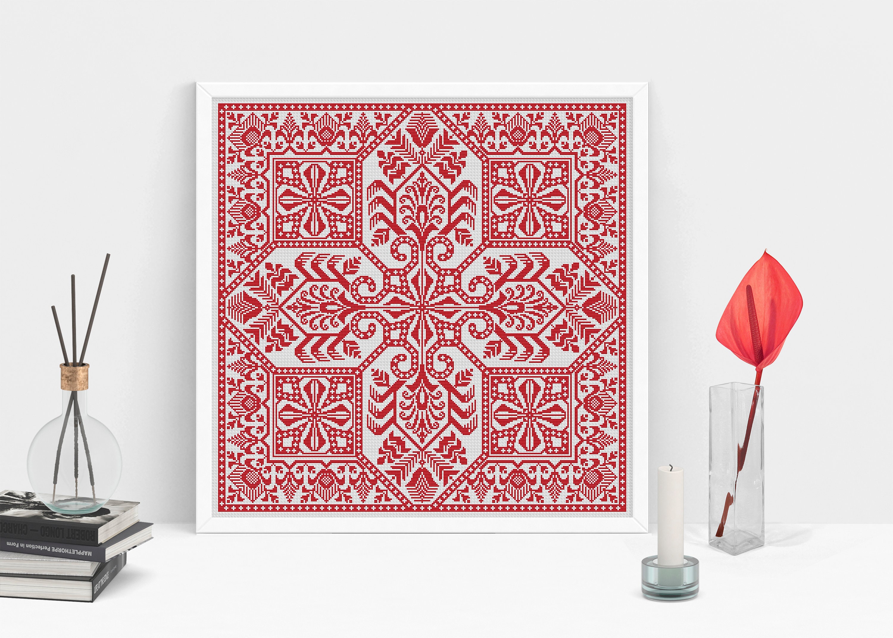 Cross Stitch Pattern Sampler Modern Cross Stitch Pattern | Etsy
