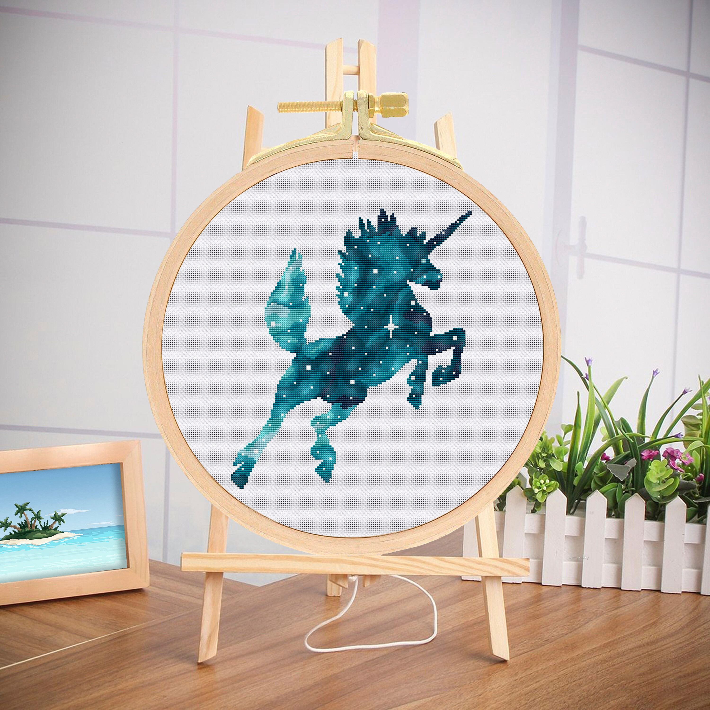 Unicorn Cross Stitch Pattern Nature Counted Cross Stitch - Etsy