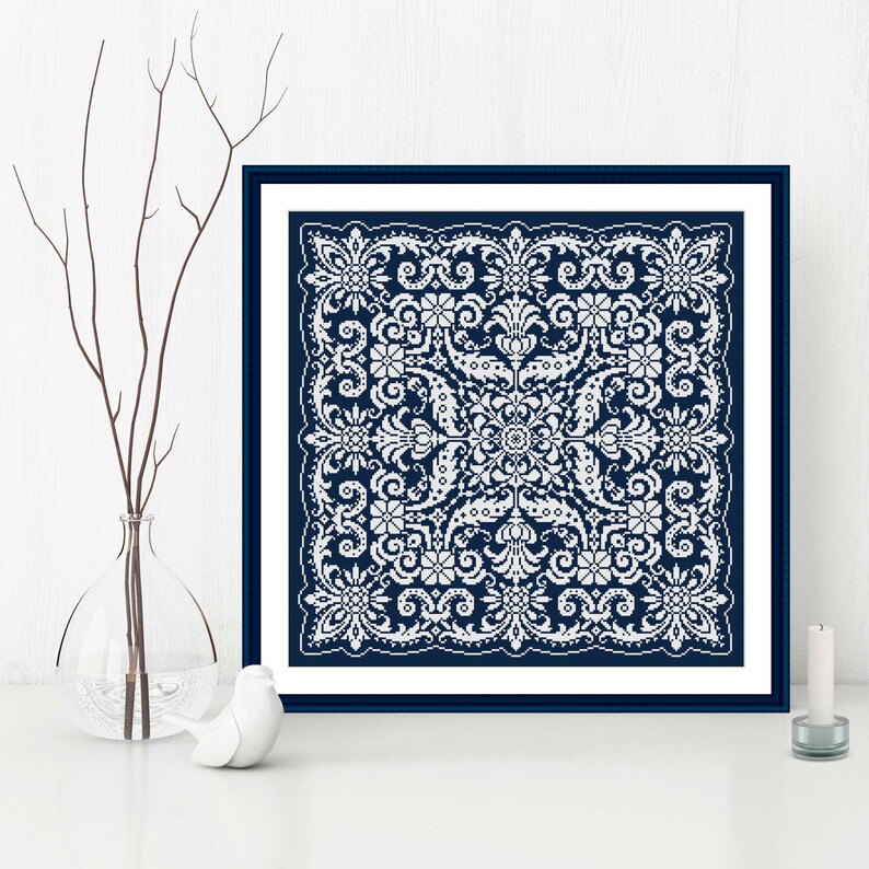 Cross Stitch Pattern Sampler, Modern Cross Stitch Pattern, Flower Cross ...