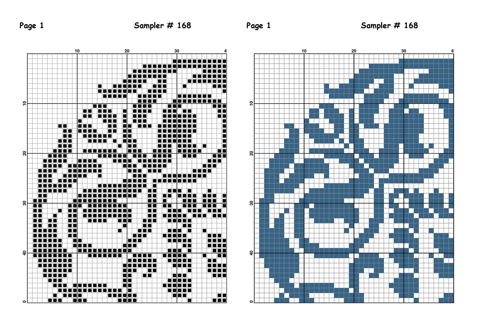 Cross Stitch Pattern Sampler Modern Cross Stitch Pattern - Etsy