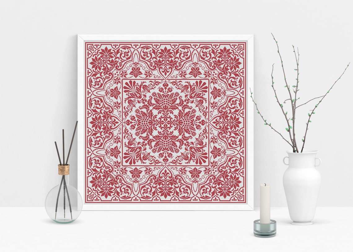 Cross Stitch Pattern Sampler Modern Cross Stitch Pattern | Etsy