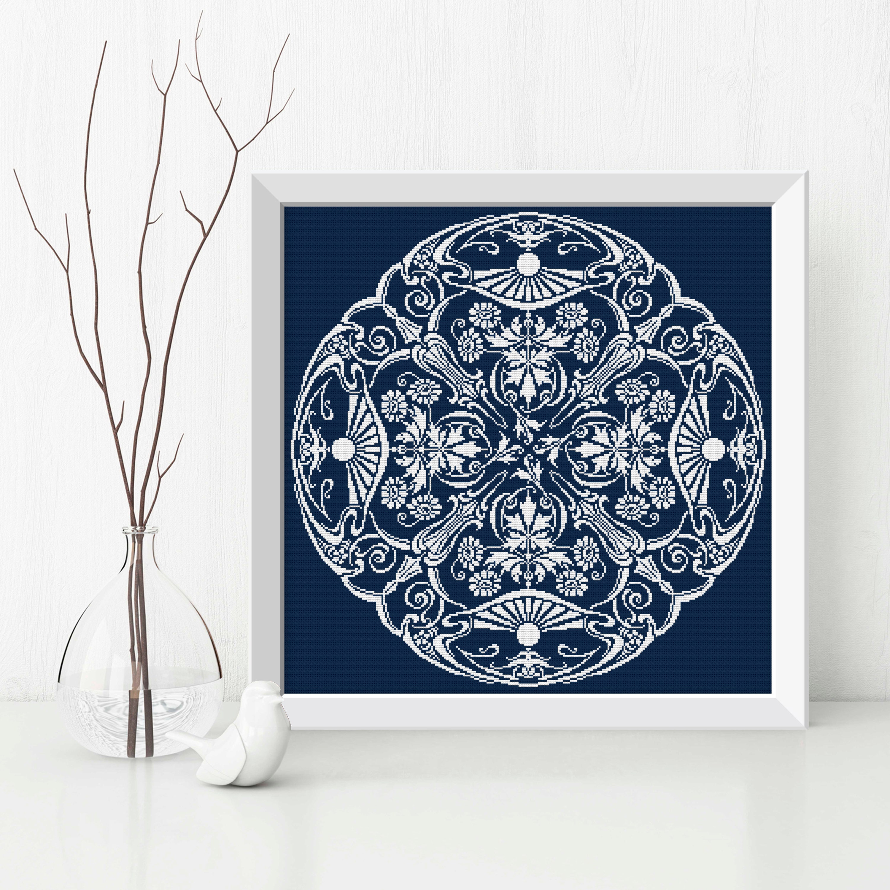 Sampler Cross Stitch Pattern Modern Cross Stitch Pattern | Etsy