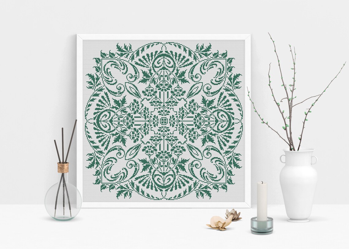 Sampler Cross Stitch Pattern Modern Cross Stitch Pattern | Etsy