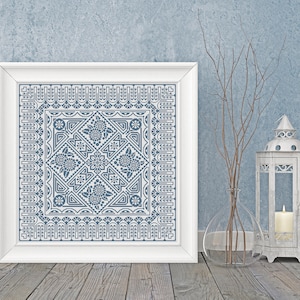 Modern Cross Stitch Pattern, Sampler Cross Stitch Pattern, Cross Stitch ...