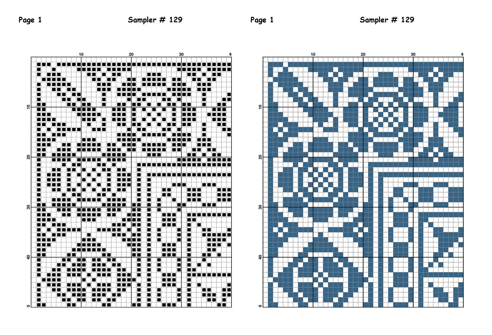 Modern Cross Stitch Pattern Sampler Cross Stitch Pattern | Etsy