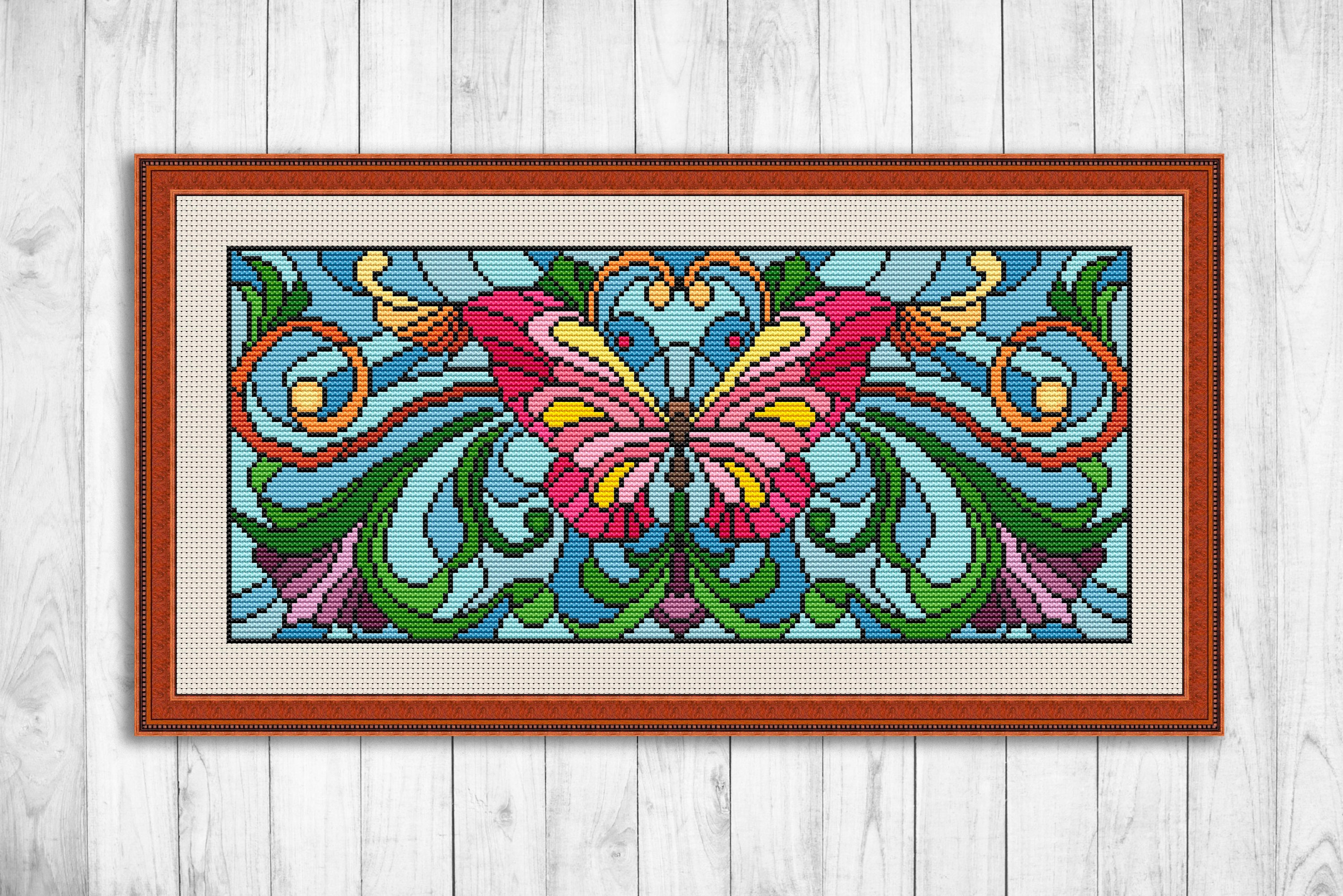 Nature Cross Stitch Pattern, Flowers Cross Stitch Pattern, Embroidery ...