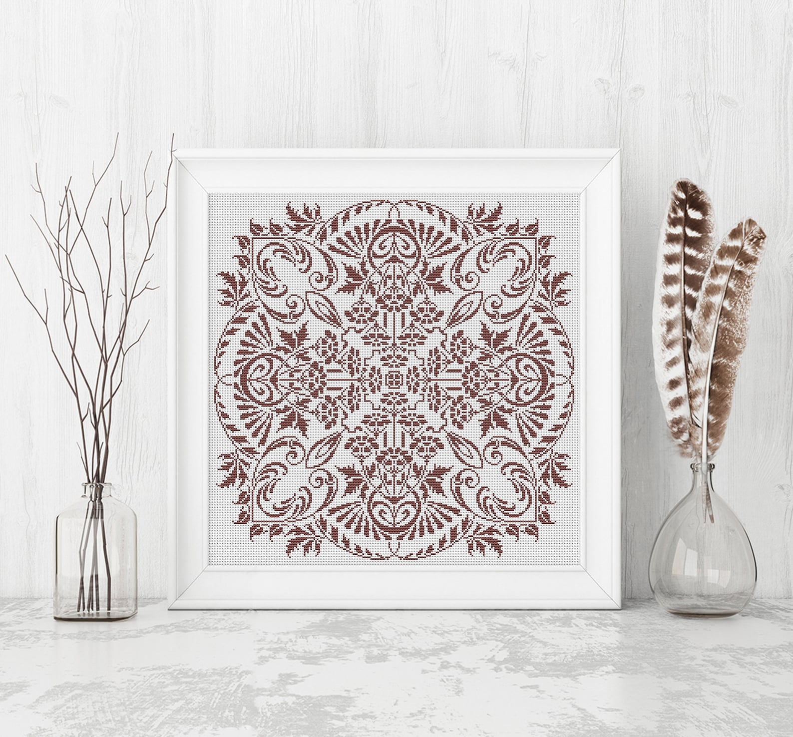 Sampler Cross Stitch Pattern Modern Cross Stitch Pattern | Etsy