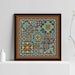 Sampler Cross Stitch Pattern, Modern Cross Stitch Pattern, Tile ...