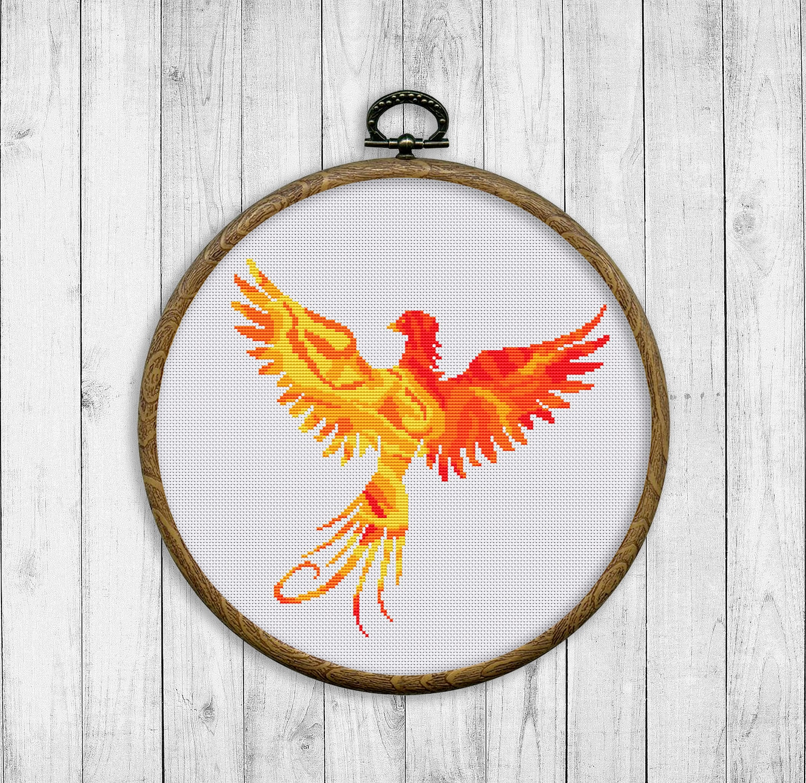 Phoenix Cross Stitch Pattern Birds Counted Cross Stitch | Etsy