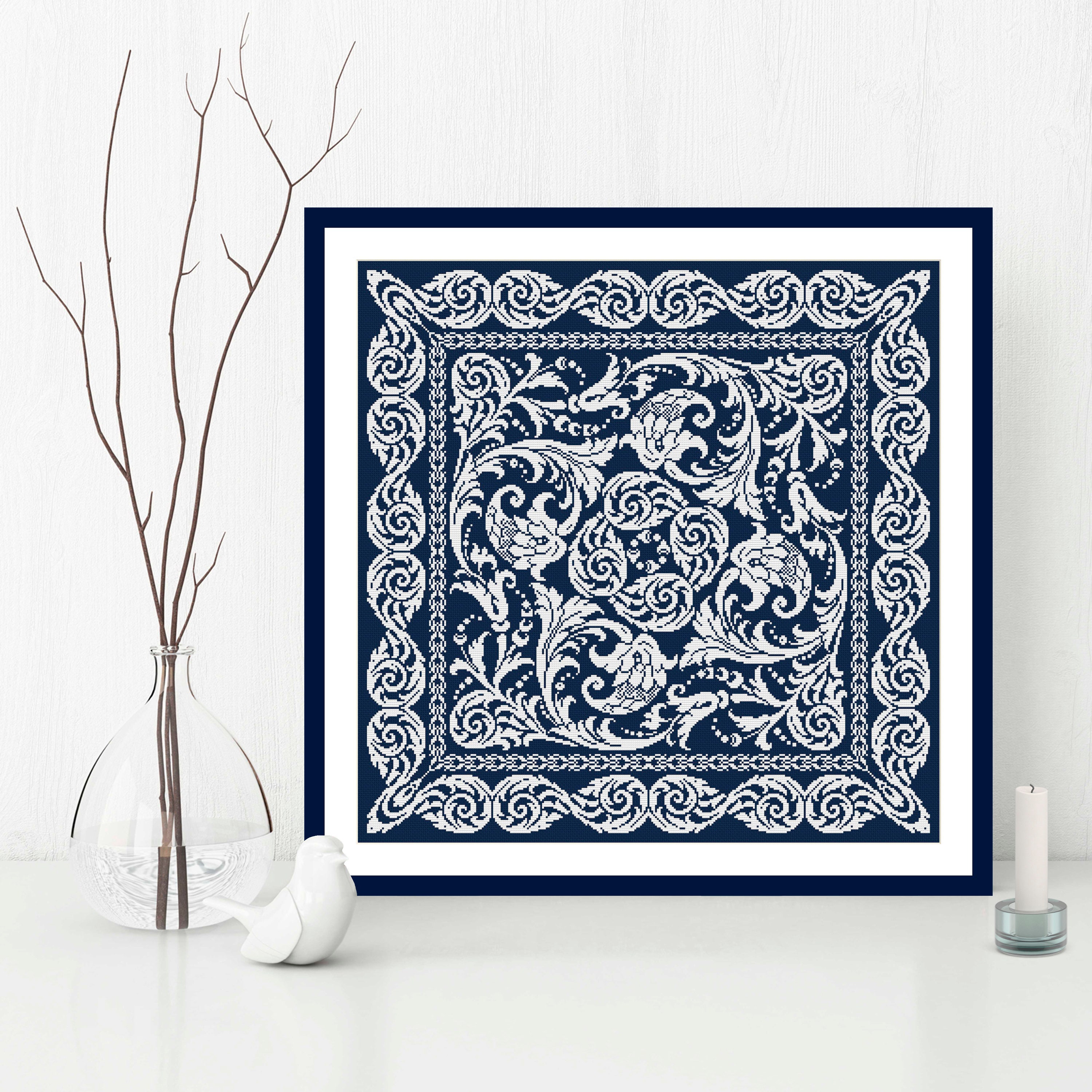 Cross Stitch Pattern Sampler Modern Cross Stitch Pattern | Etsy