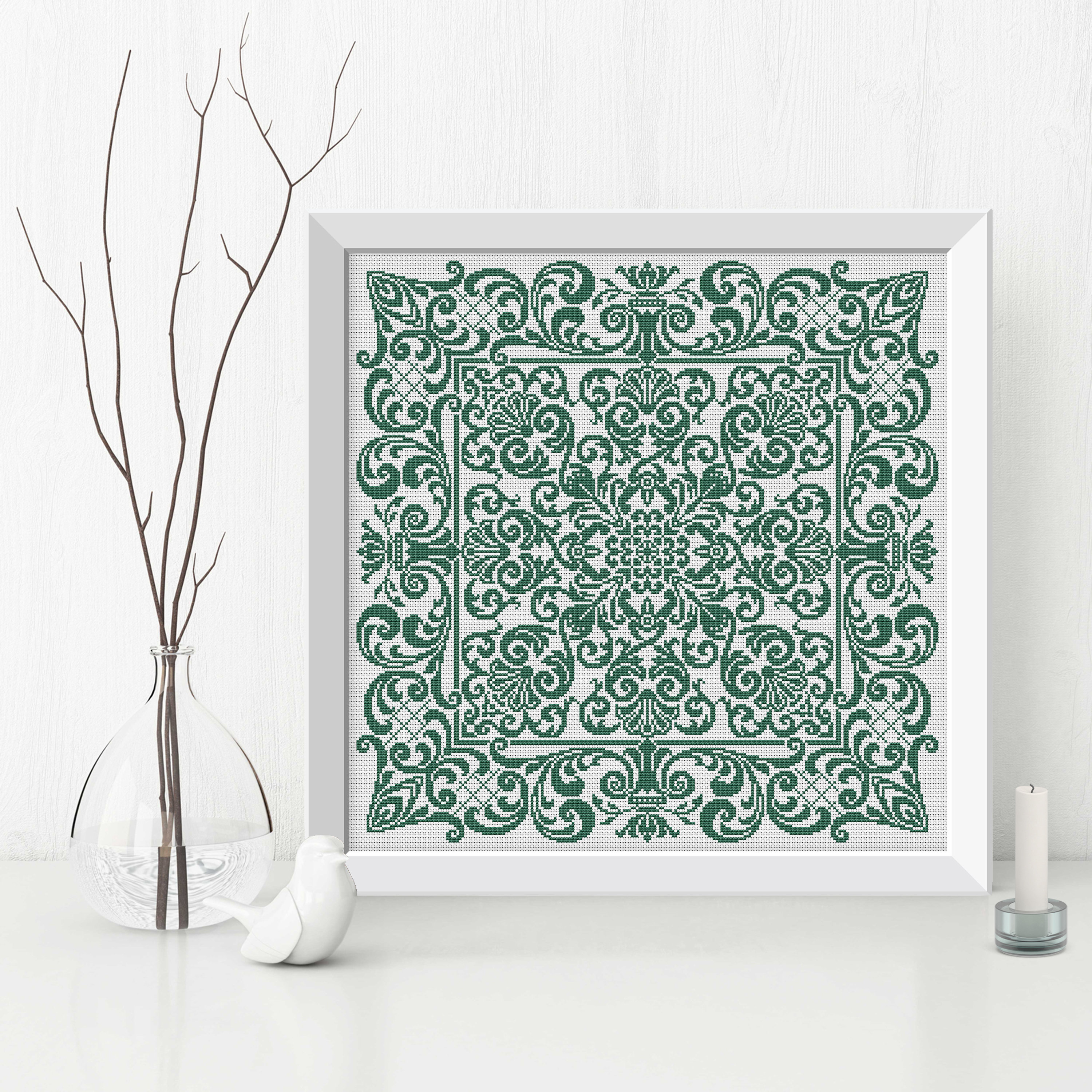 Modern Cross Stitch Pattern Sampler Cross Stitch Pattern | Etsy