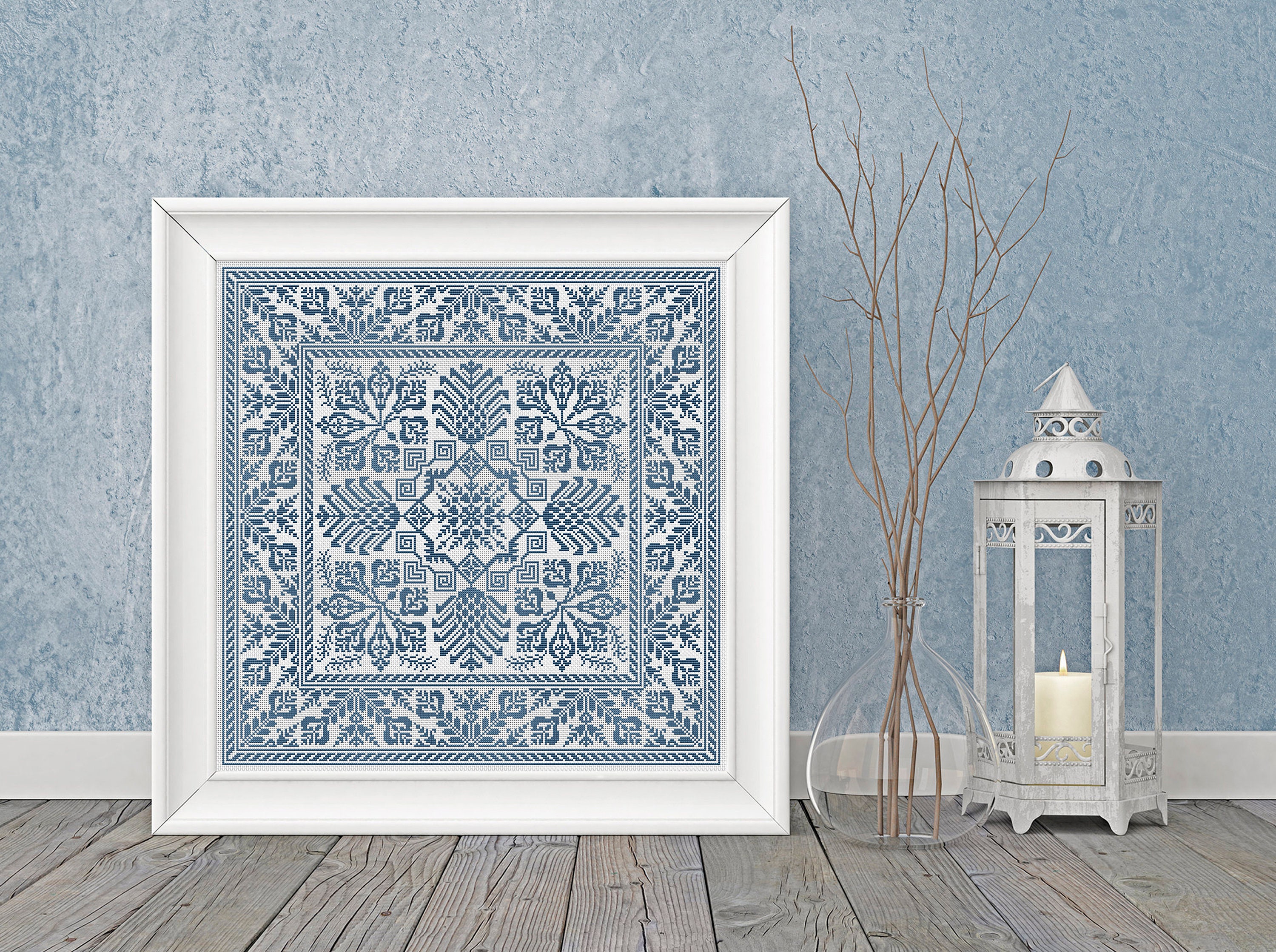 Sampler Cross Stitch Pattern Modern Cross Stitch Pattern | Etsy