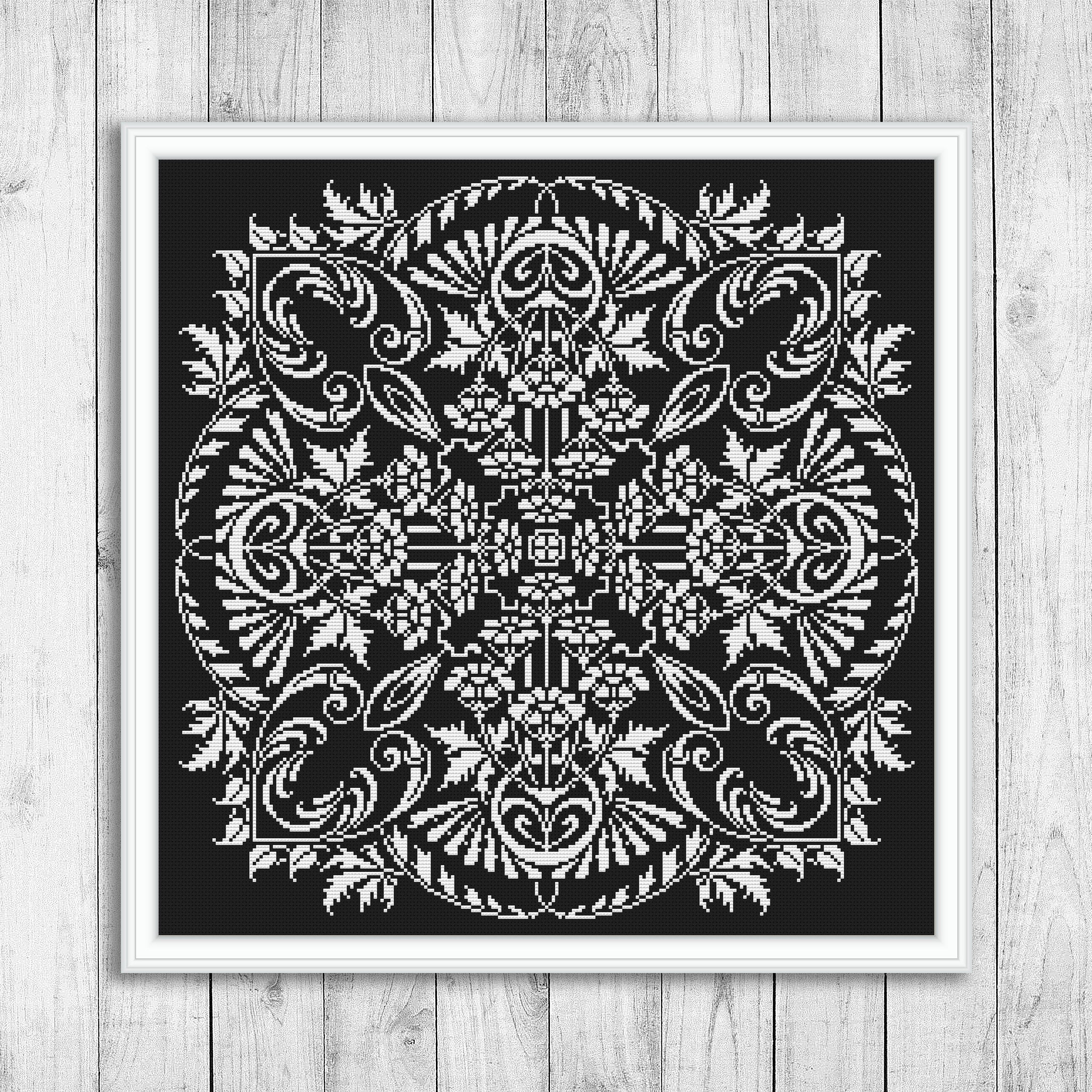 Sampler Cross Stitch Pattern Modern Cross Stitch Pattern | Etsy