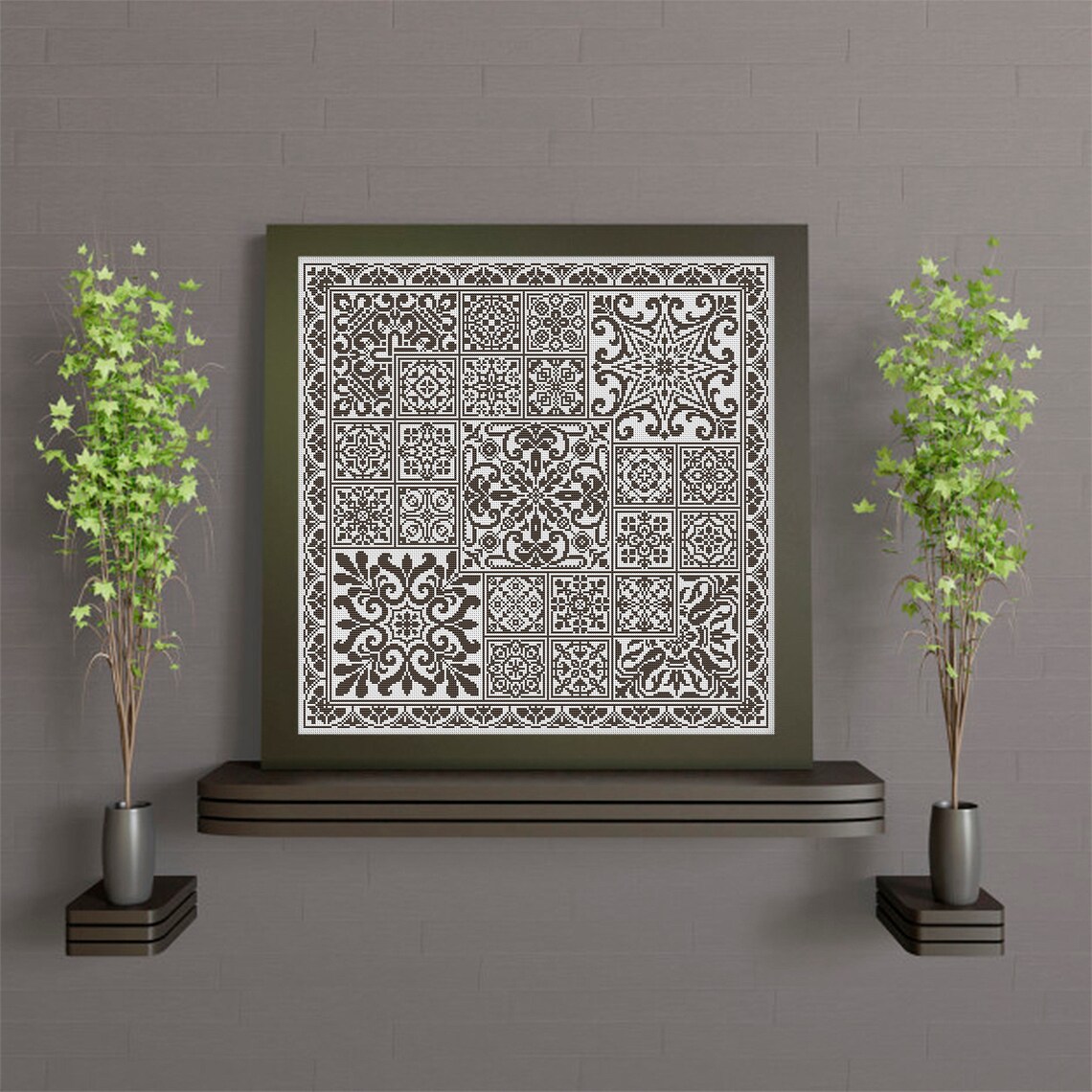 Sampler Cross Stitch Pattern Modern Cross Stitch Pattern | Etsy