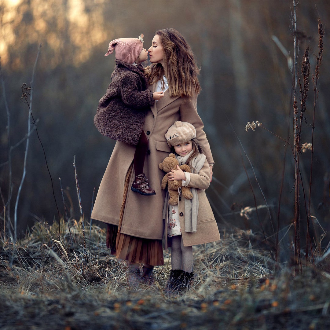 Autumn Background, Fall Digital Backdrop, Autumn Sun, Family Photo ...