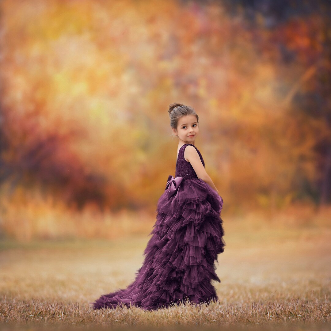 Dreamy Autumn Digital Background, Golden Fall Park Backdrop, Autumn ...
