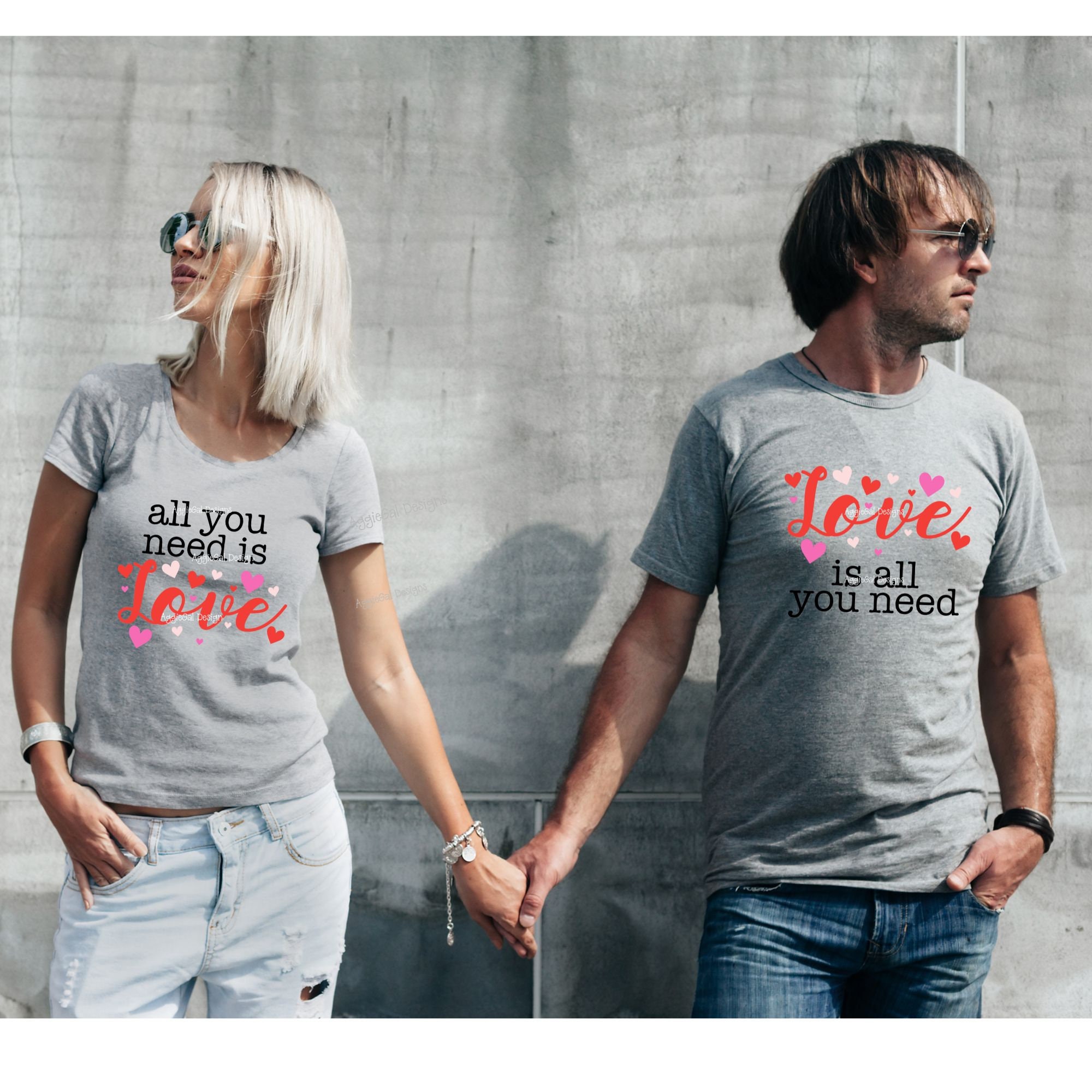 Love Duo SVG Bundle All You Need is Love & Love is All You Need DIY Cut ...