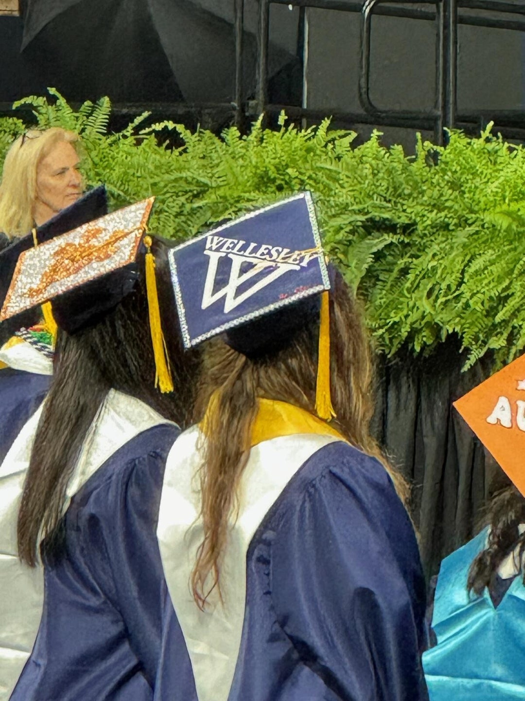 Wellesley Graduation Cap Topper SVG: Senior Mortarboard Design (digital ...