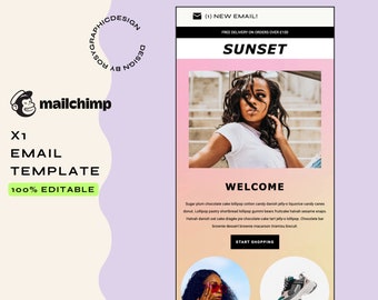 Wix Website Template Themepink Retro Website Design Including - Etsy