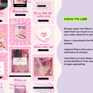 Email Templates, Pink Retro Emails, Canva Email Templates, Pink Emails ...