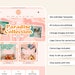 Wix Website Template Theme Trendy Vintage Peach 90s Style - Etsy