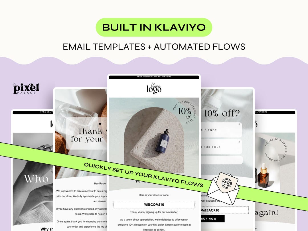 Klaviyo Flow Quick Setup Service, Editable Email Template for Abandoned ...