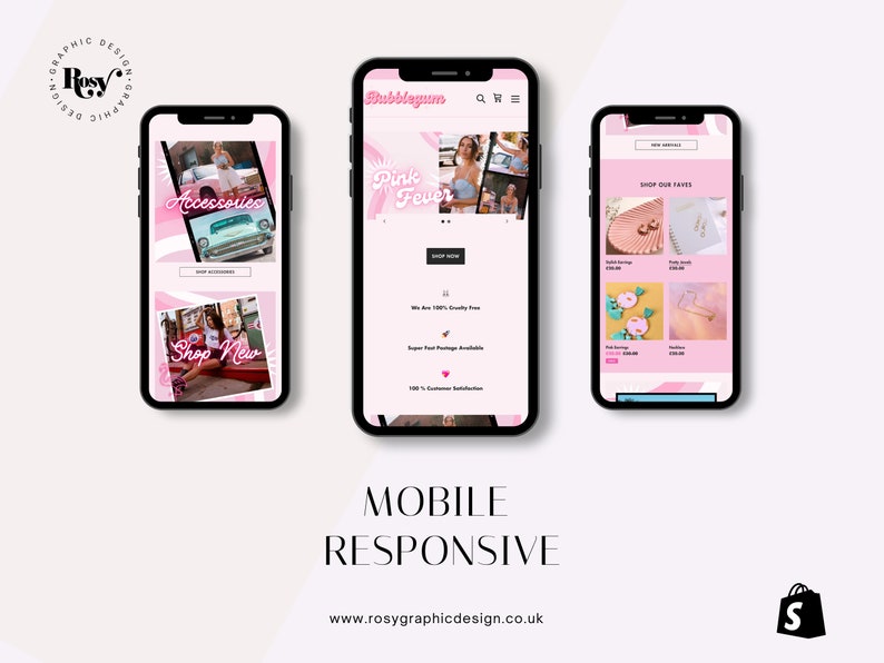 Shopify Theme Canva Website Template With Editable Banners Etsy