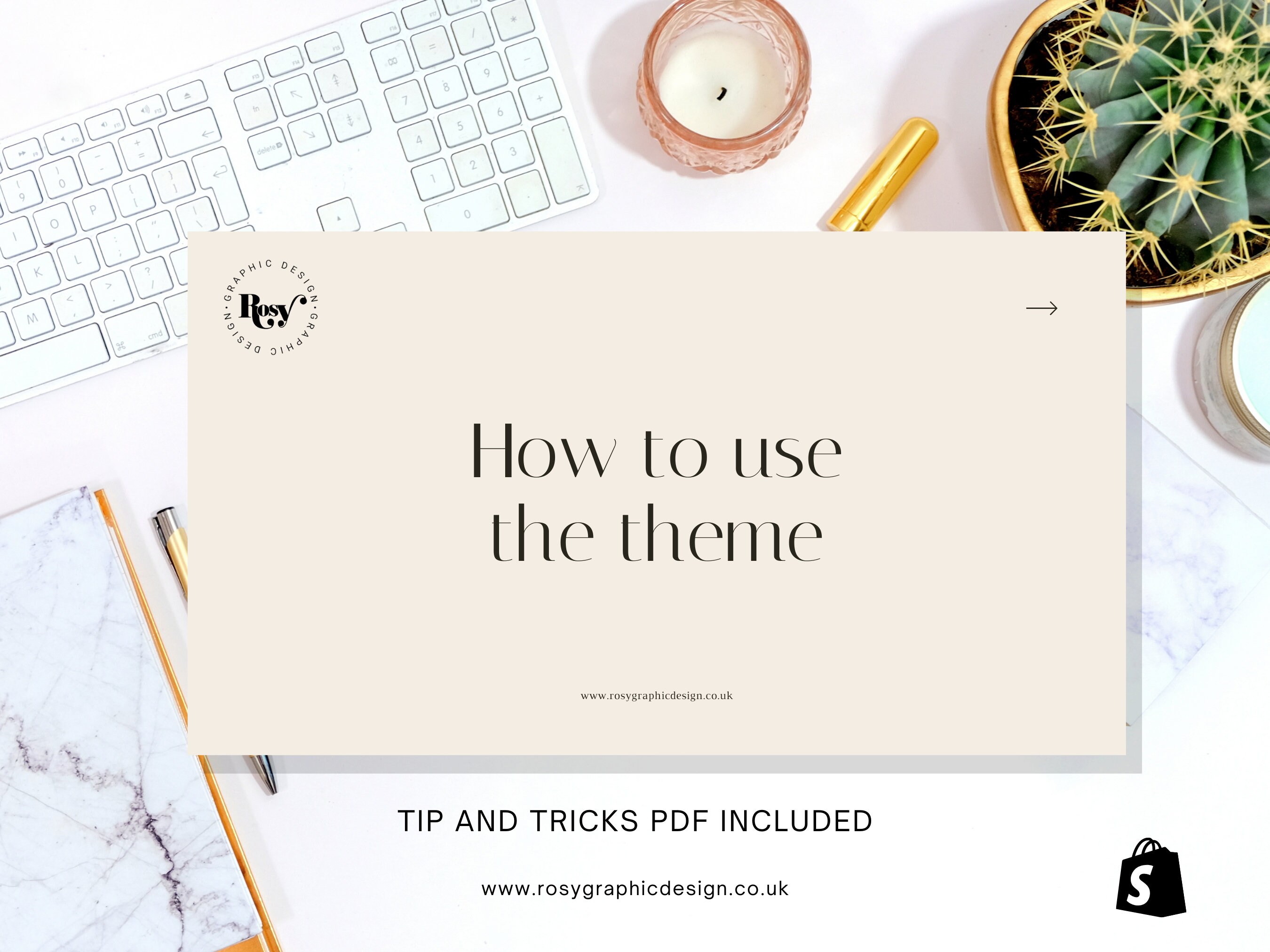 Templates Canva Website Template with Editable Banners Shopify Theme ...