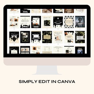 Editable Canva Email Banners and Templates for Halloween, Fall, and ...