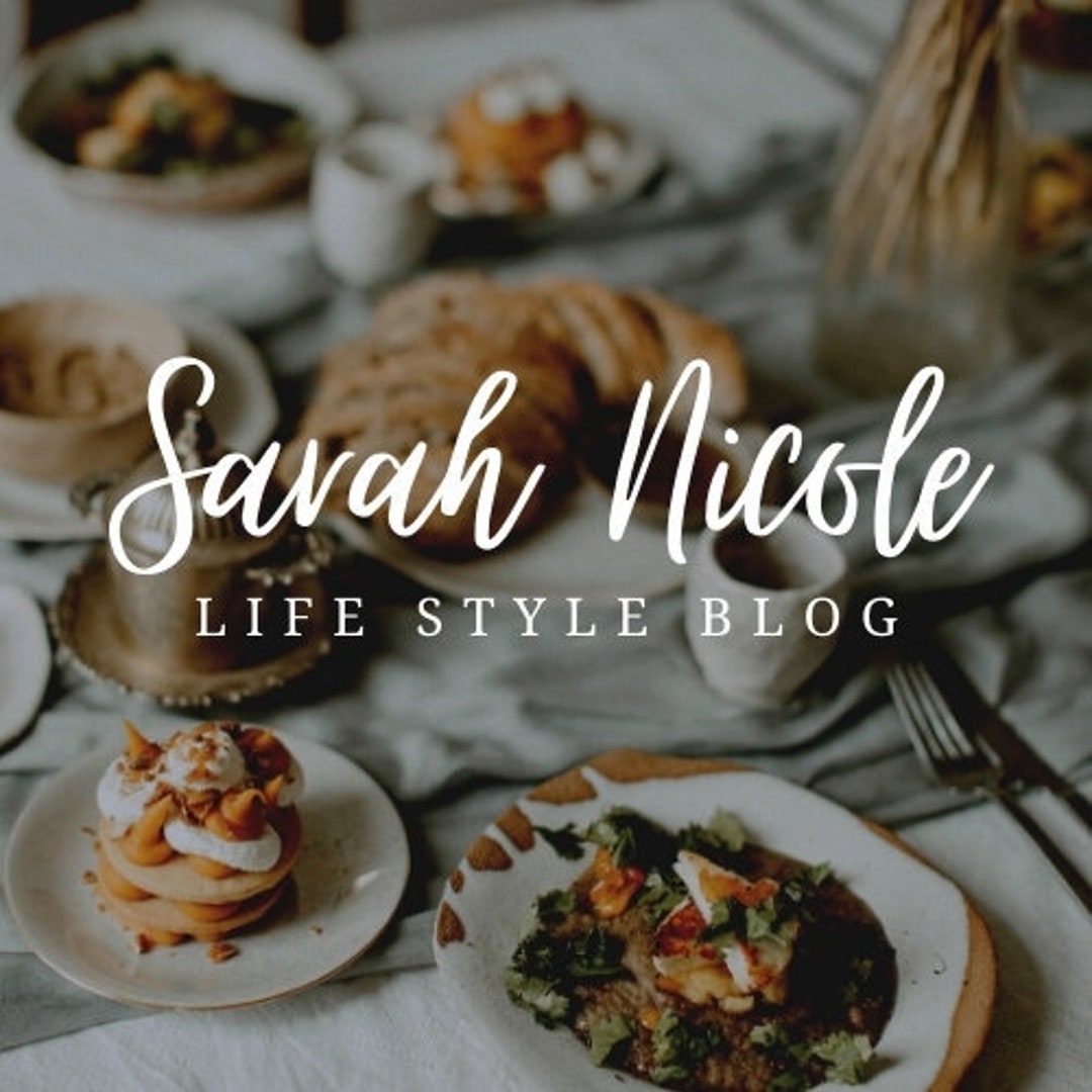 Minimal Blog Logo Design Editable Template, Text Only, Cursive Script ...