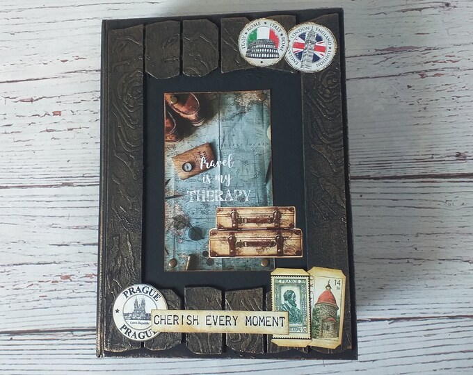 Travel Junk Journal, Vintage Junk Journal, Handmade Junk Journal - Etsy