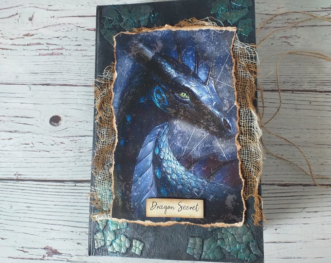 Dragon Junk Journal Vintage Junk Journal Handmade Junk - Etsy