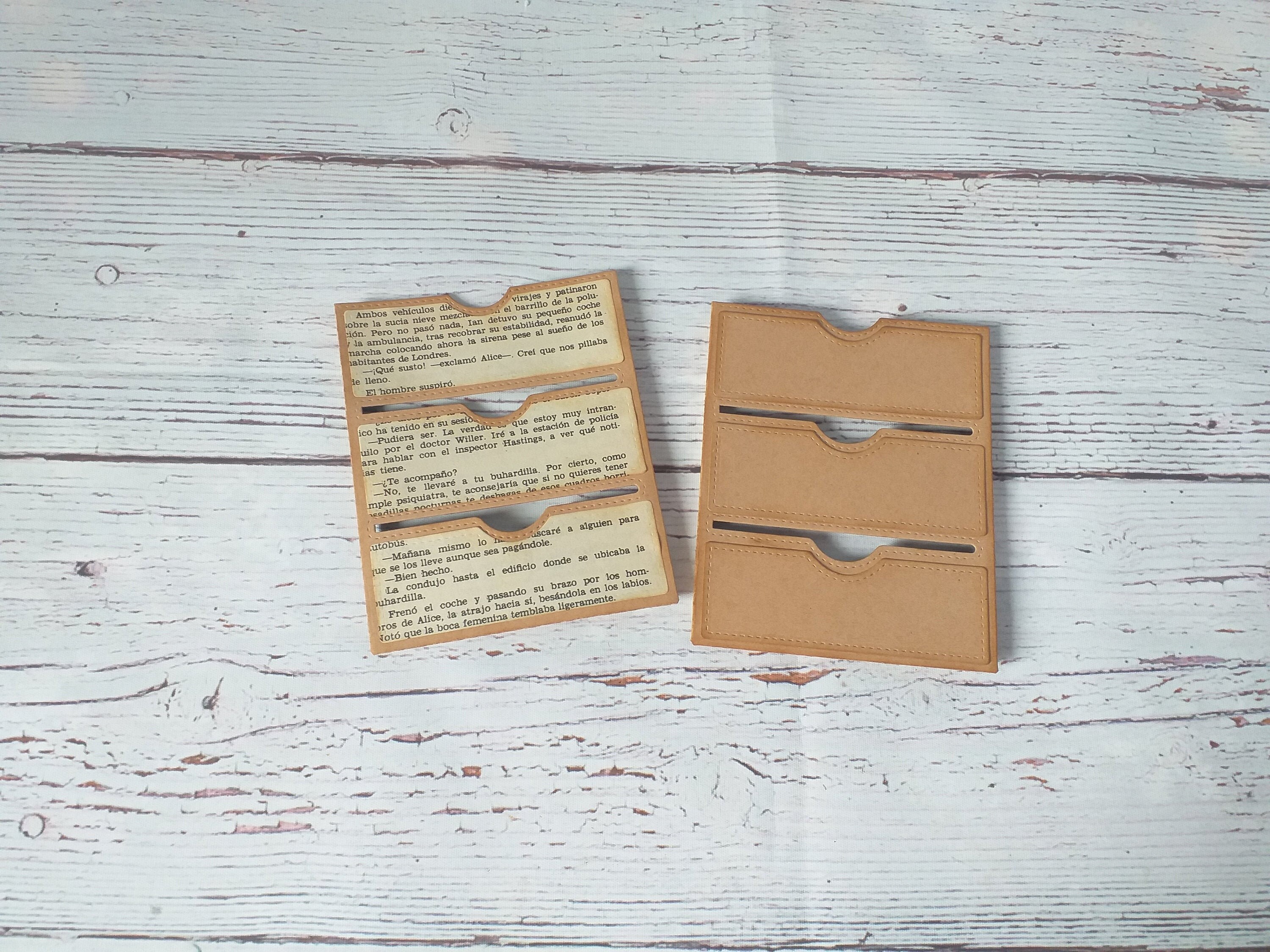 Pockets for Your Journal Set of 4 Units Kraft Paper | Etsy