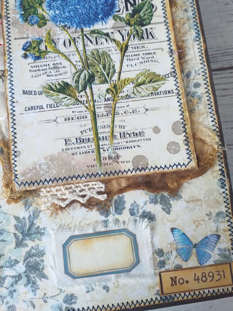 Shabby Chic Junk Journal Handmade Junk Journal Garden - Etsy