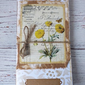 Blank Junk Journal Handmade Vintage Junk Journal Blank - Etsy