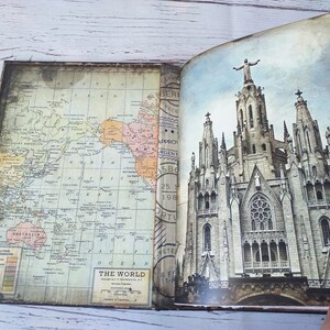 Travel Junk Journal Vintage Junk Journal Handmade Junk - Etsy