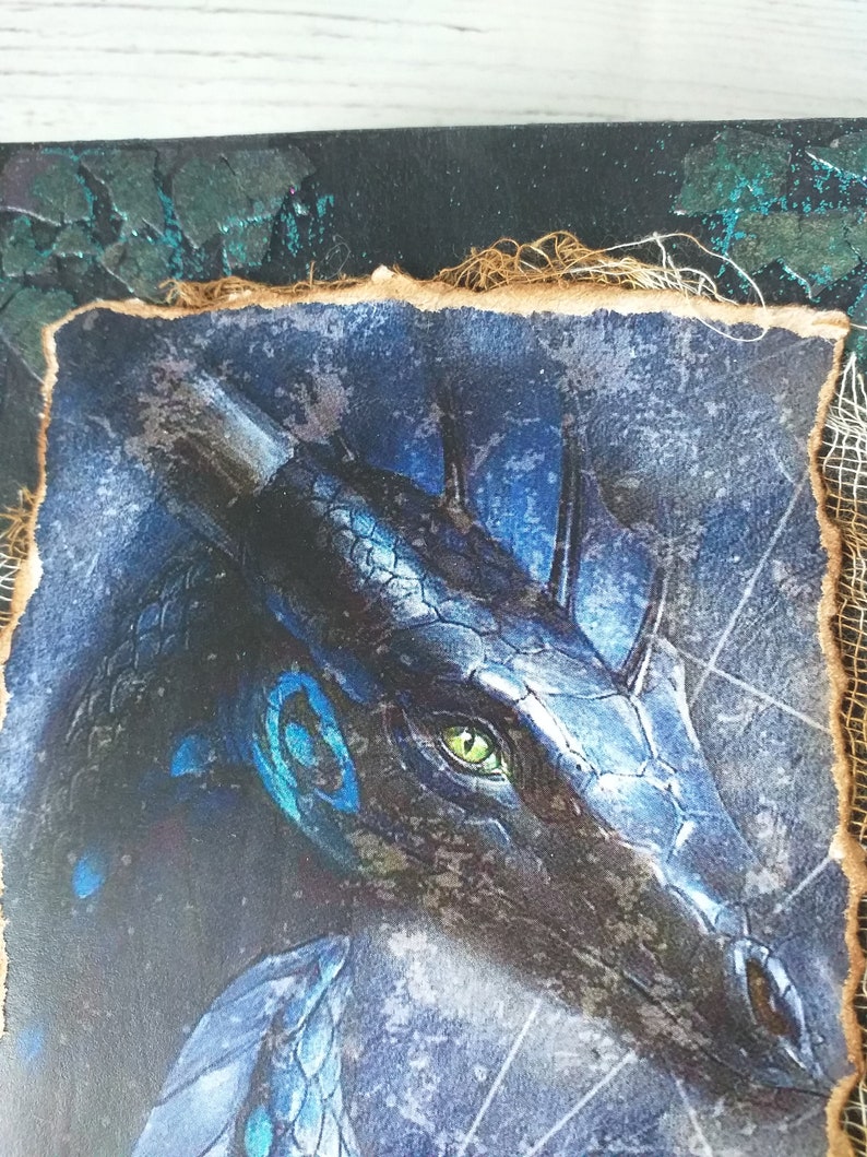 Dragon Junk Journal Vintage Junk Journal Handmade Junk - Etsy