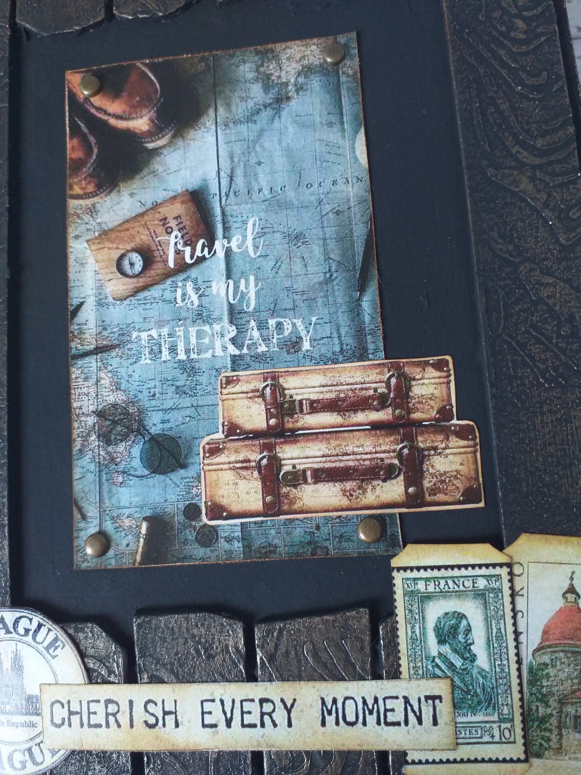 Travel Junk Journal Vintage Junk Journal Handmade Junk - Etsy