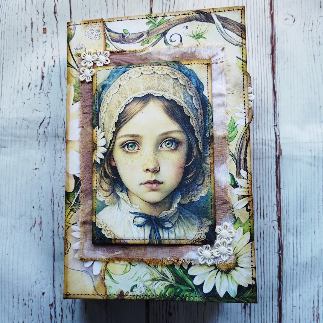 Vintage Daisy Junk Journal, Spring Junk Journal, Junk Journal Handmade ...