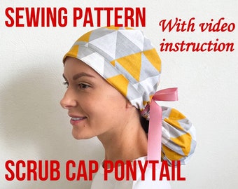 Scrub Cap Sewing Pattern | Etsy