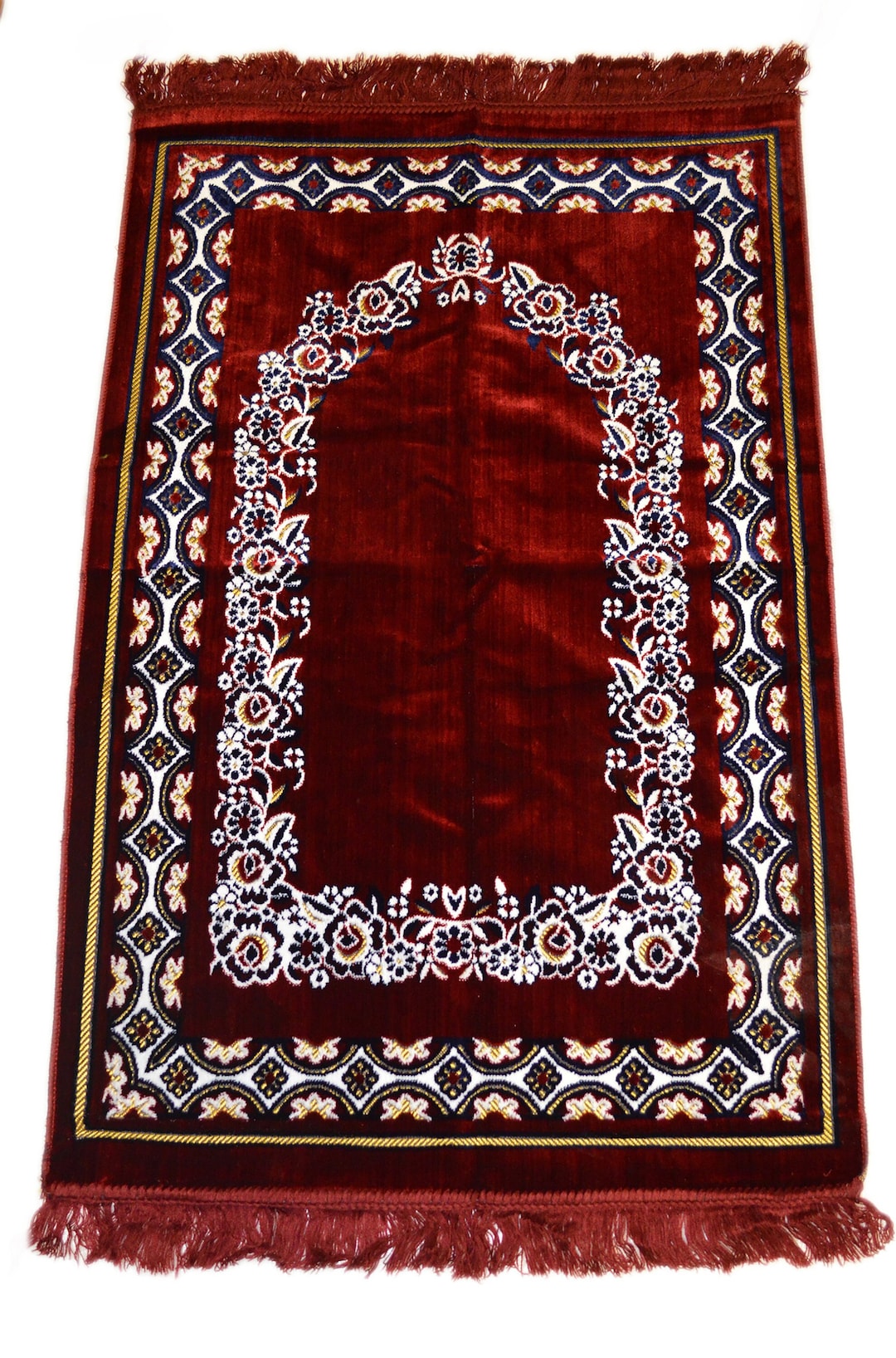 Prayer Rug Carpet Islamic Muslim Salah Meditation Mat Turkish Exquisite ...