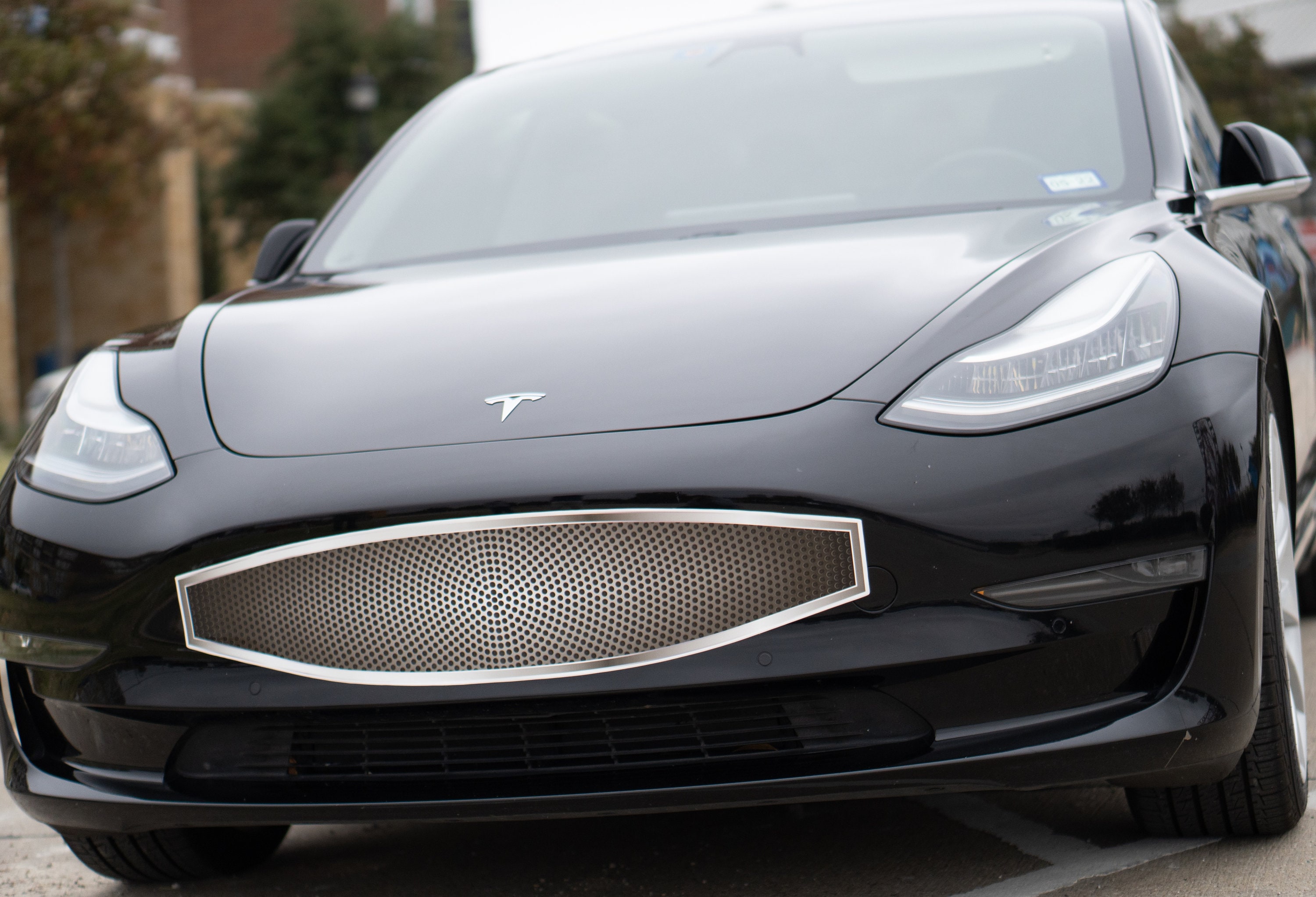 Vehicle Decal for the Tesla Model 3 or Model Y Car Front Bumper, Grill ...
