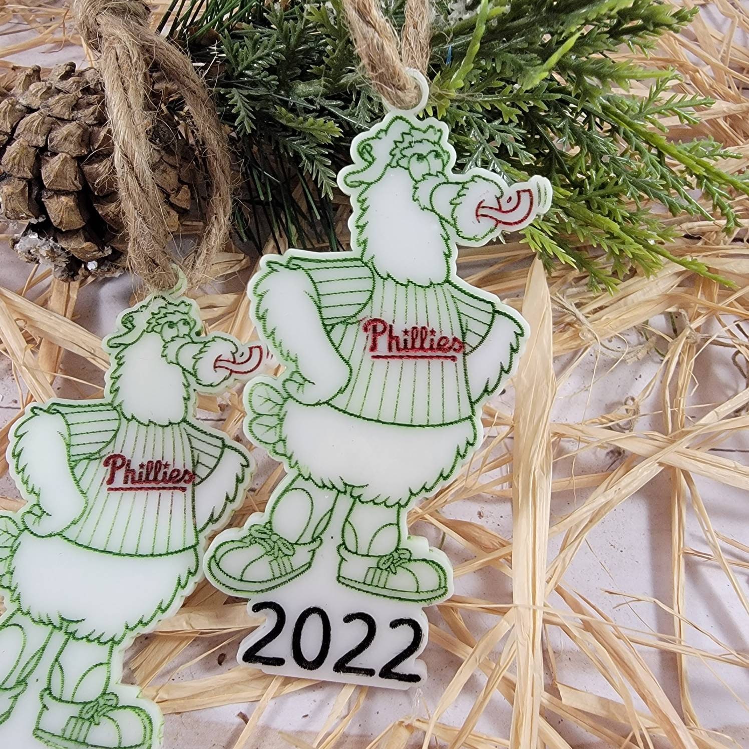 Philadelphia Phillies Baseball Ornaments World Series - Etsy