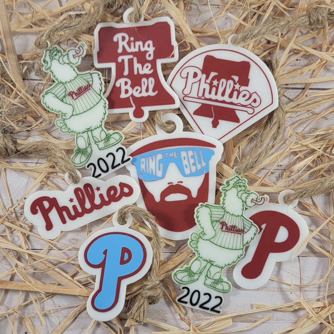 Philadelphia Phillies Baseball Ornaments World Series - Etsy