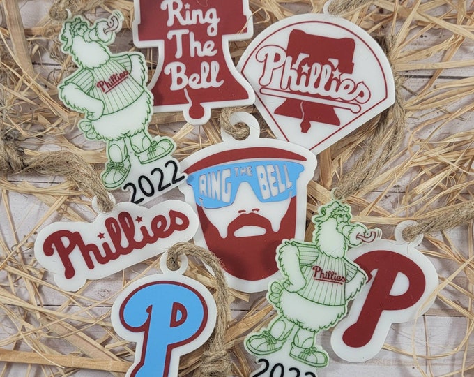 Philadelphia Phillies Baseball Ornaments, World Series - Etsy