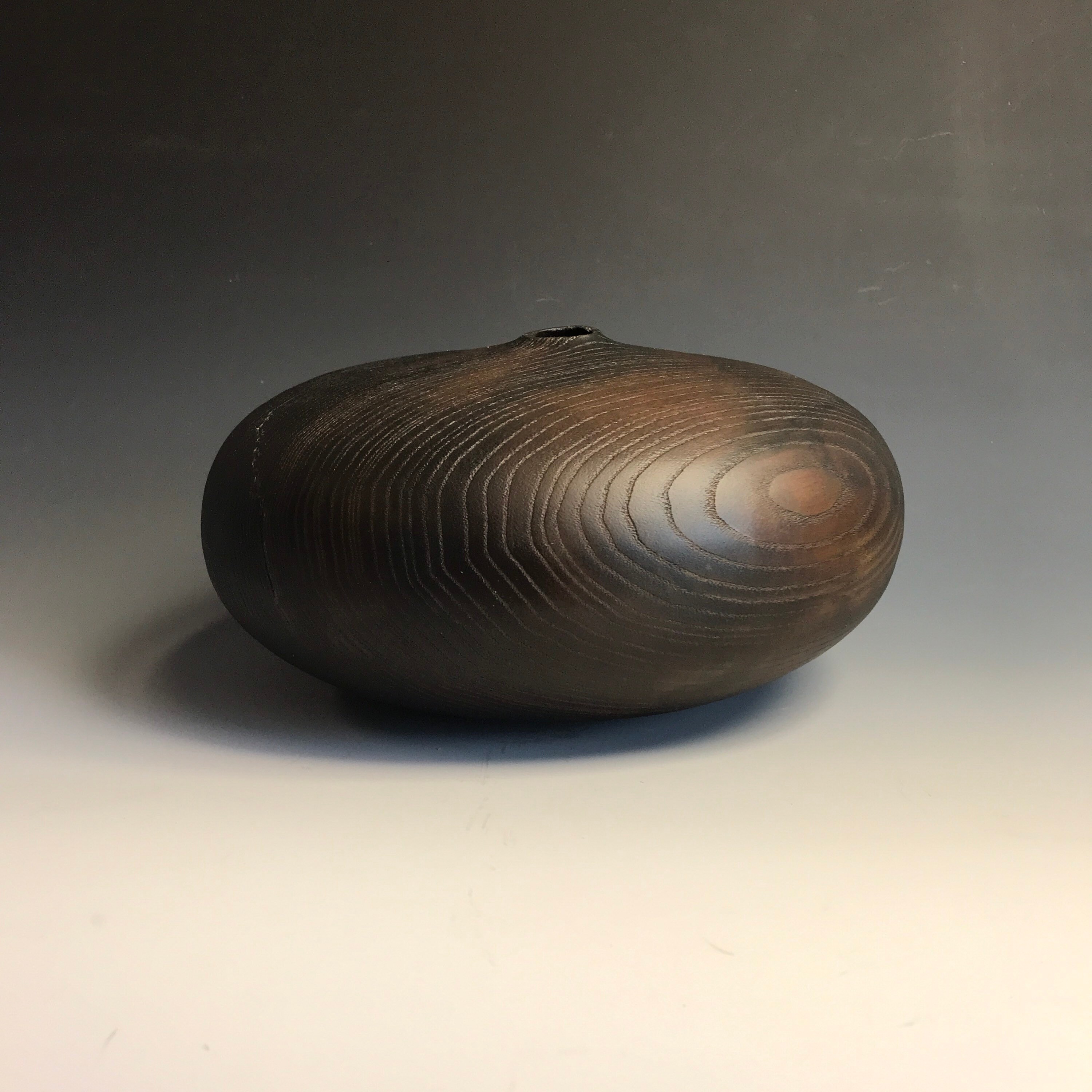 Decorative Wood Vase Hollow Shape in Oxidized Ash 16x31cm - Etsy