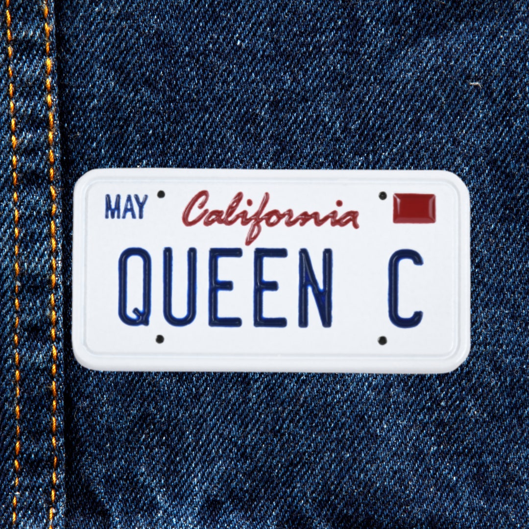 Queen C License Plate - Soft Enamel Lapel Pin Inspired by Buffy the ...