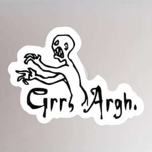 Grr Argh - Soft Enamel Lapel Pin, Inspired by Buffy the Vampire Slayer ...