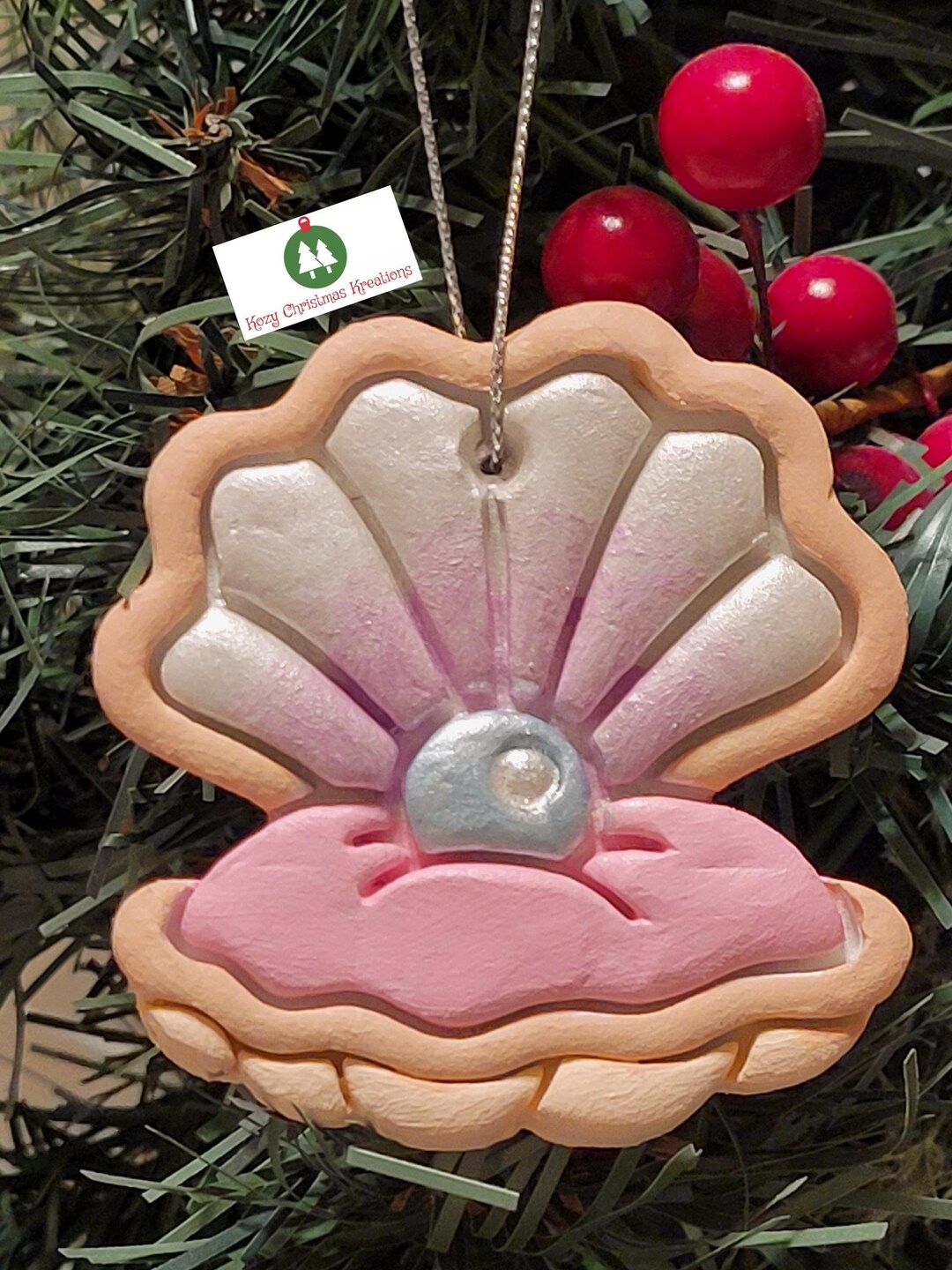 Clam Shell Clay Ornaments - Etsy