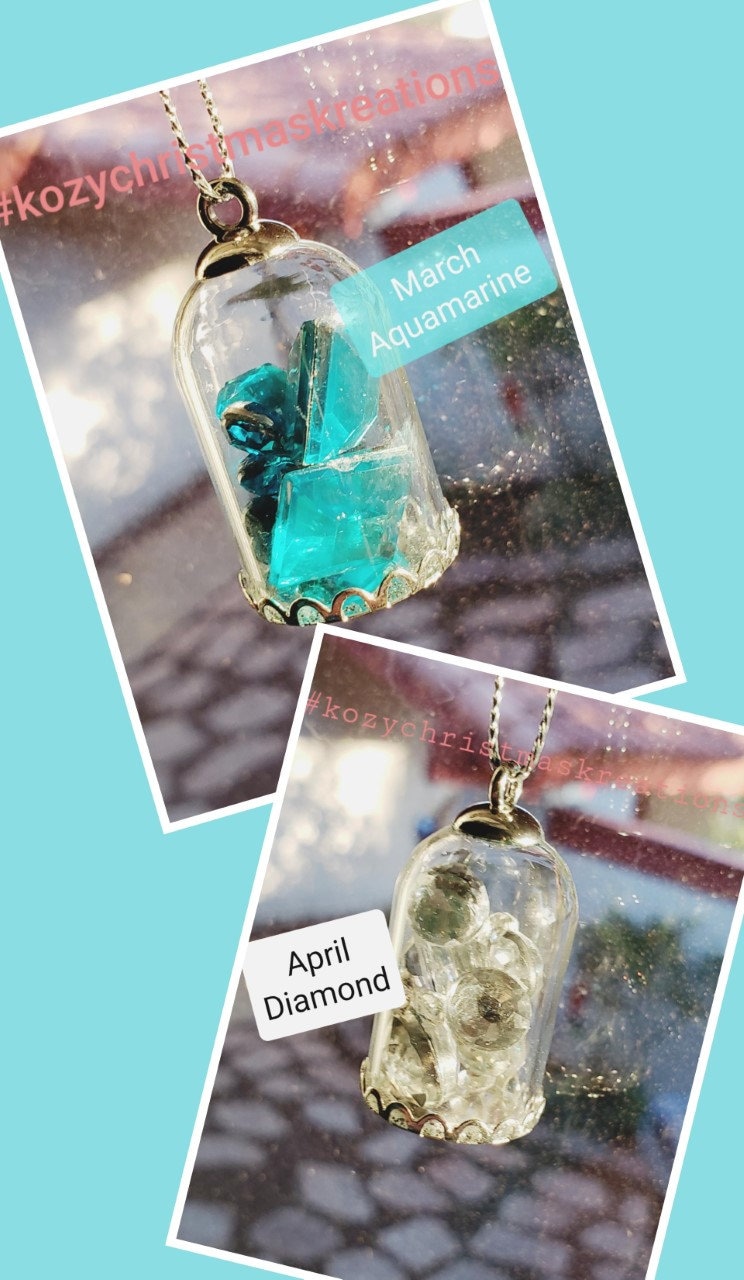 Birthstone Glass Bell Ornaments - 20mm - Etsy